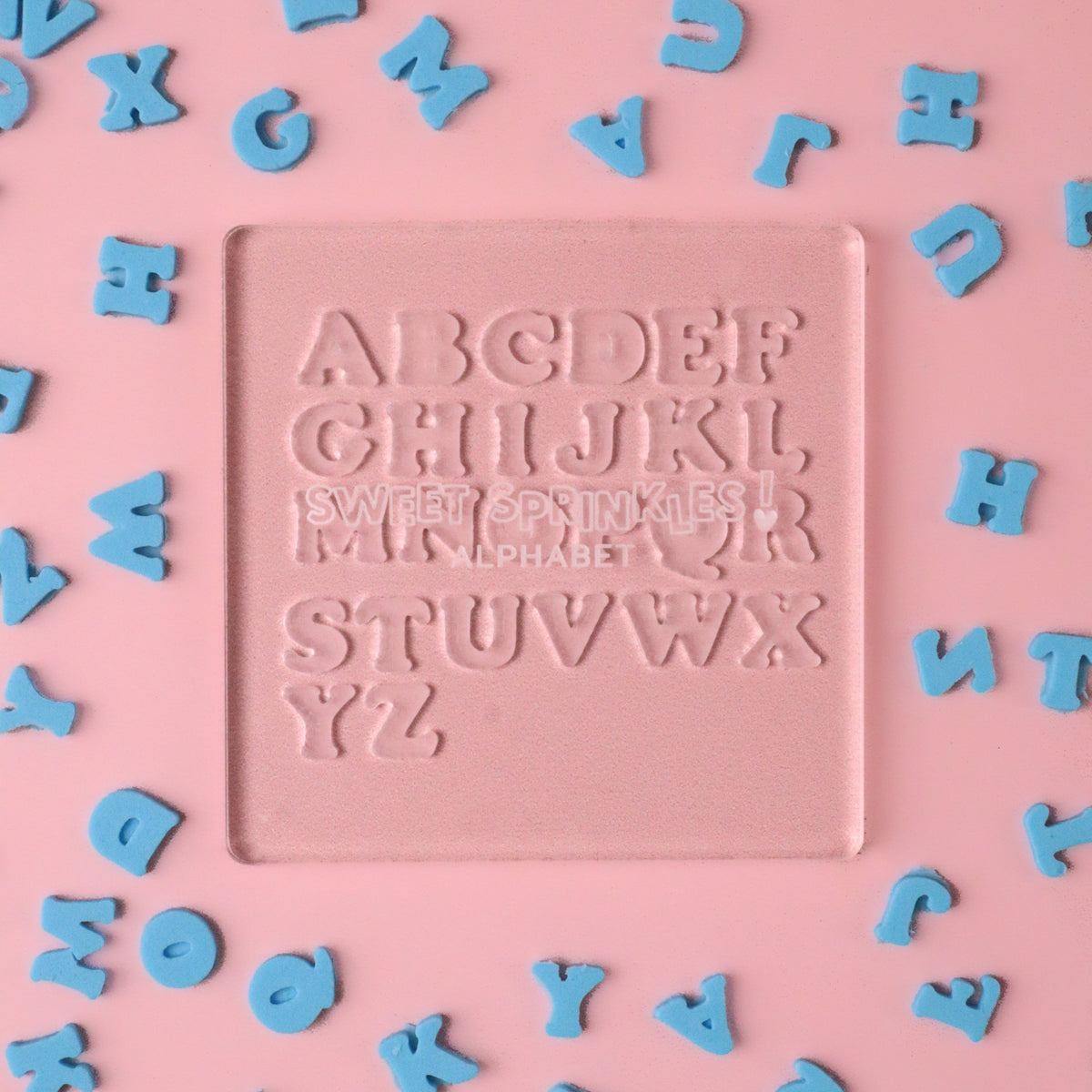 Alphabet - Sprinkle Plate – Sweetly Impressed