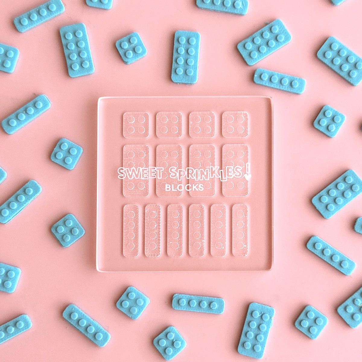 Blocks - Sprinkle Plate – Sweetly Impressed