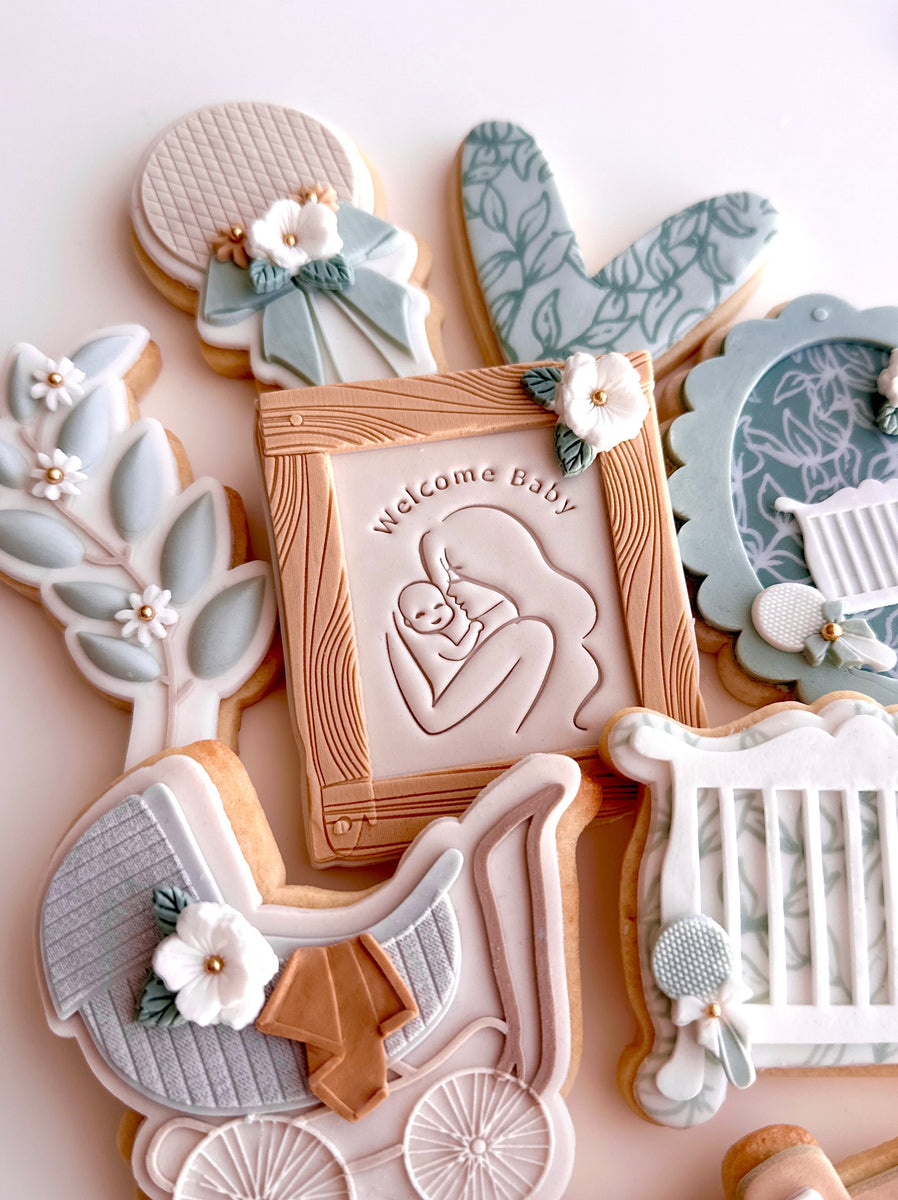 PORTRAIT PRINT - MUM AND BABY IMPRESSION STAMP – Sweetly Impressed