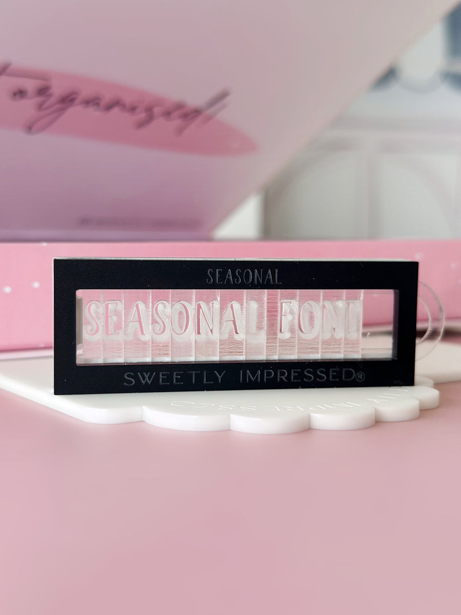 SEASONAL FONT SET – Sweetly Impressed