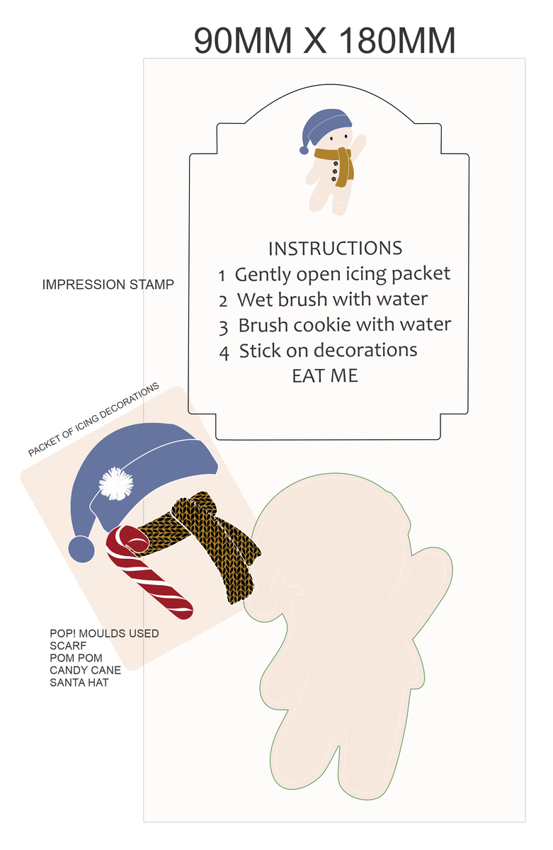 POP! MOULD - GINGERBREAD MAN – Sweetly Impressed
