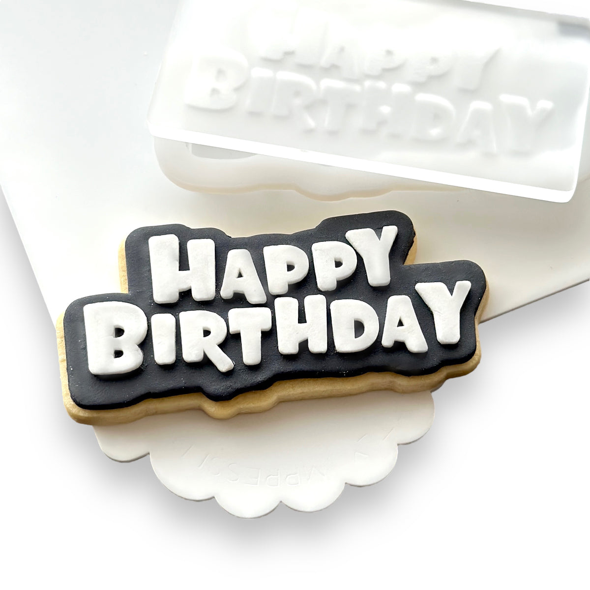 HAPPY BIRTHDAY BLOCK font Pop Stamp with matching cutter – Sweetly ...