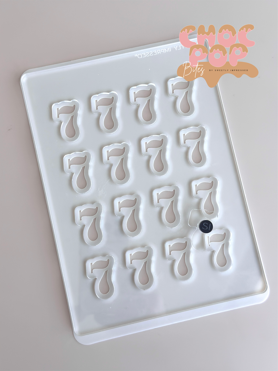 Choc Pop Bites - NUMBERS- (7) SEVEN – Sweetly Impressed