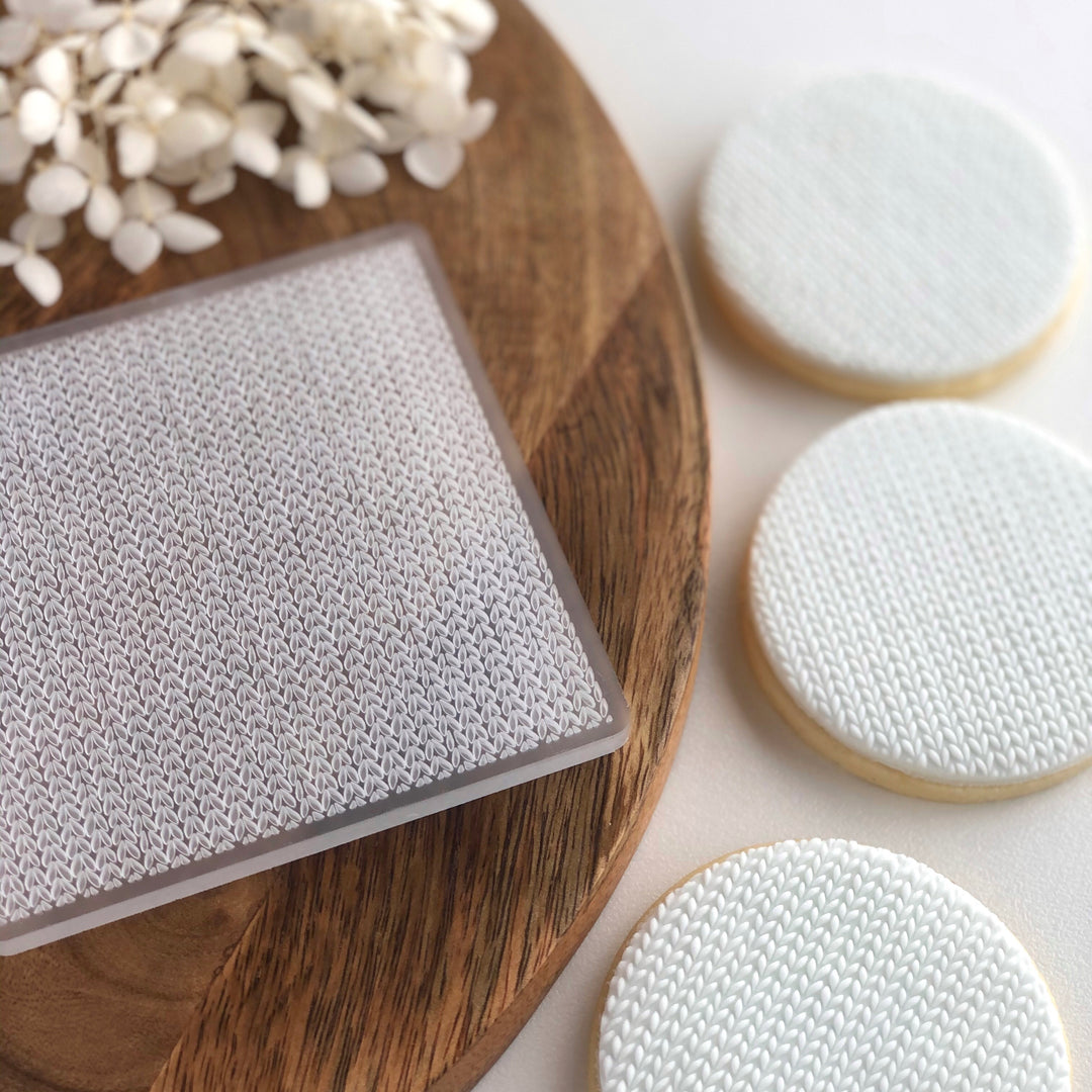 Fine knit Pattern Pop stamp – Sweetly Impressed