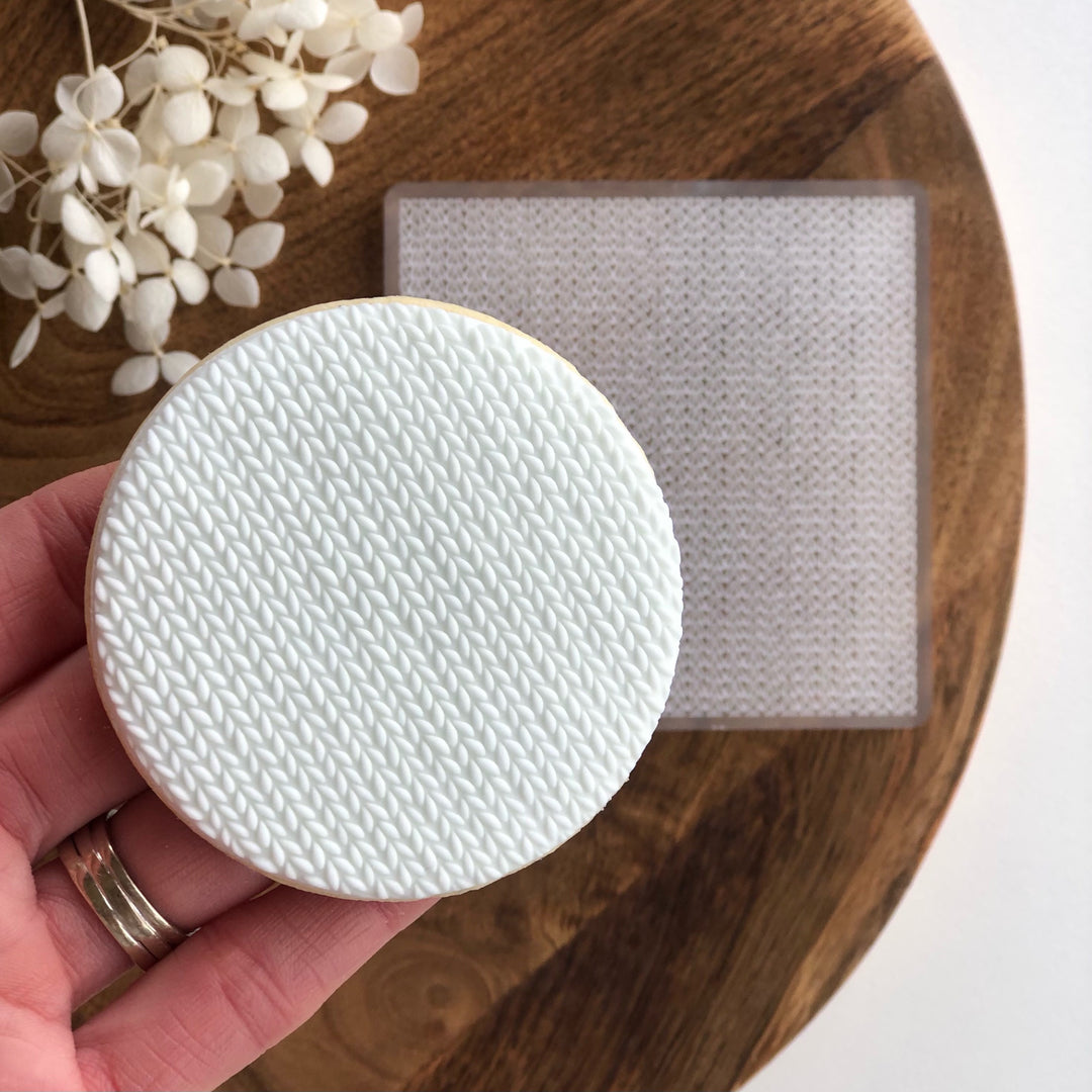 Fine knit Pattern Pop stamp – Sweetly Impressed