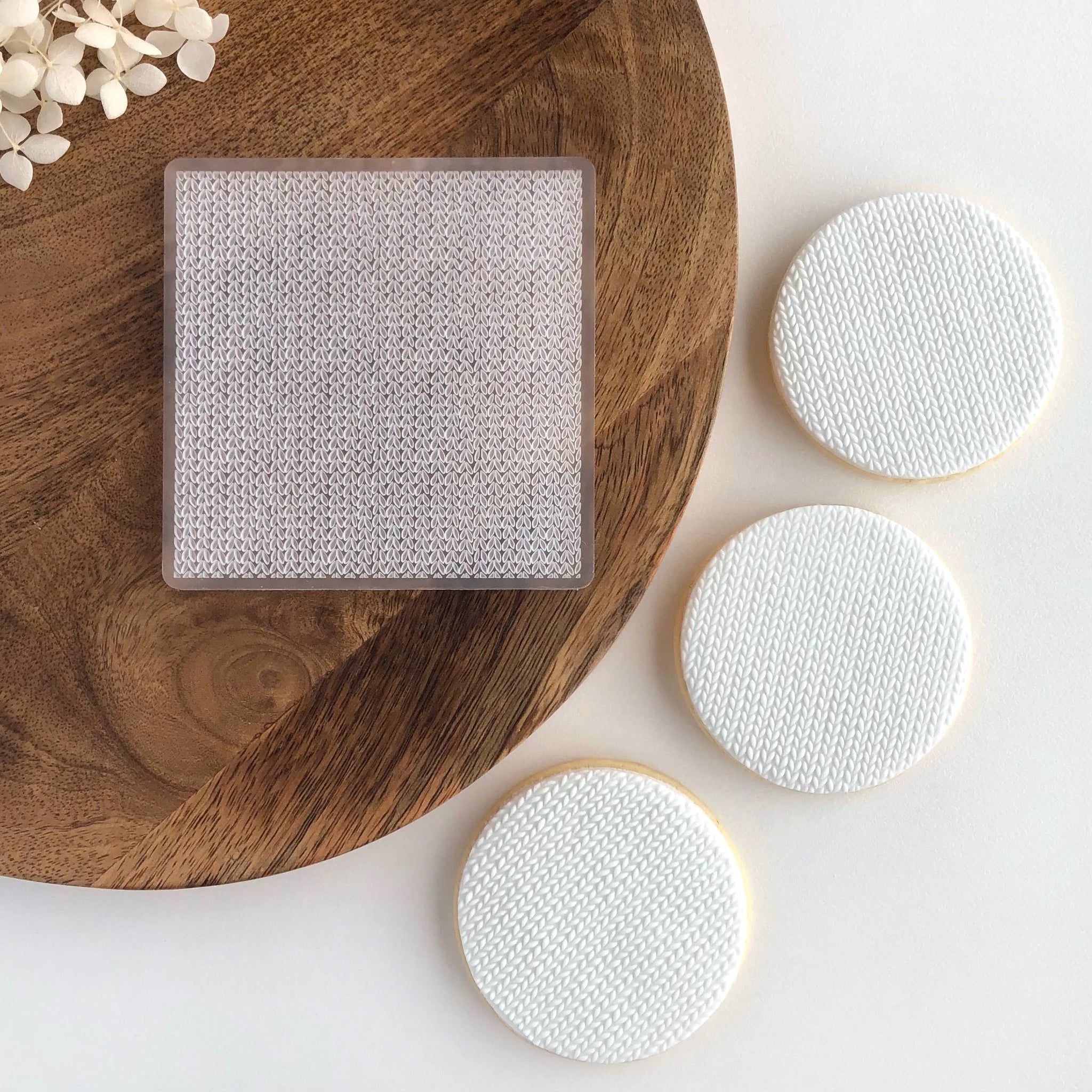 Fine knit Pattern Pop stamp – Sweetly Impressed